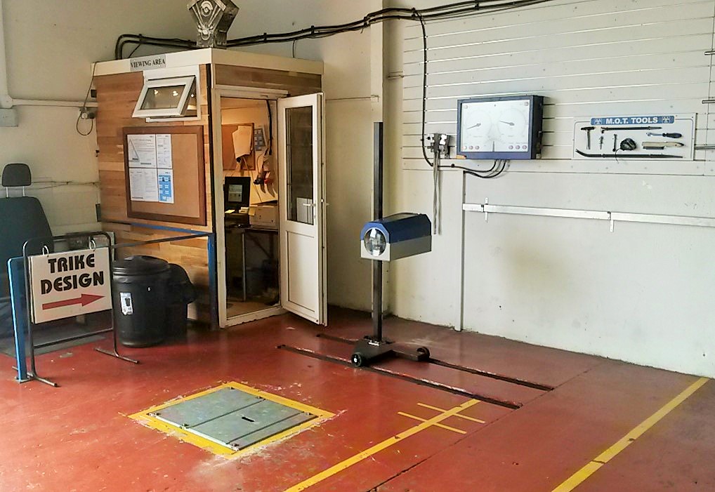 motorbike - trike - MOT service station South Wales